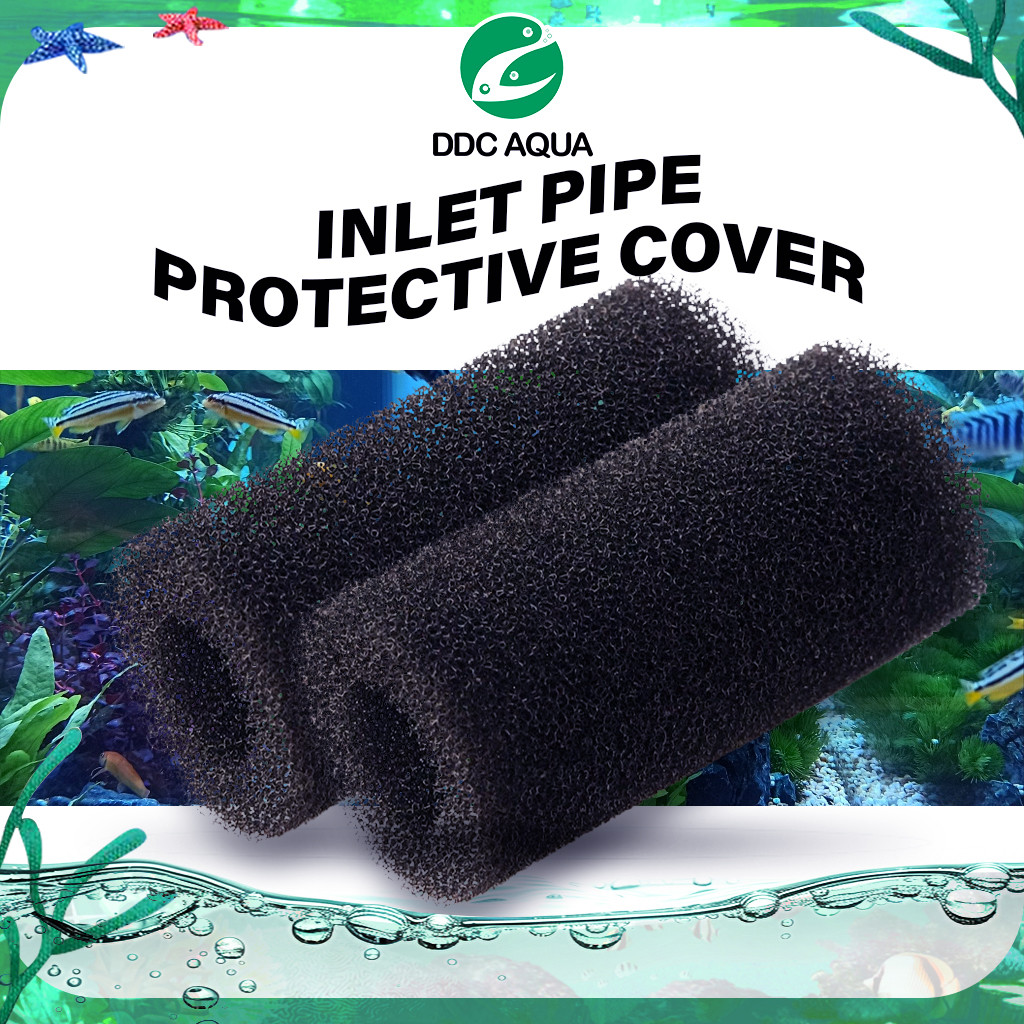 Aquarium Sponge Filter Protector Cover Black Foam Replacement for Fish ...