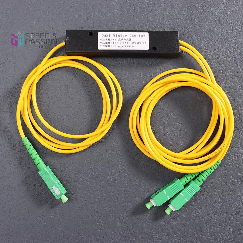 Speed 1Pc 1x2 FTTH Fiber Optic Splitter 1 Point 2 Fiber Optic Splitter ...