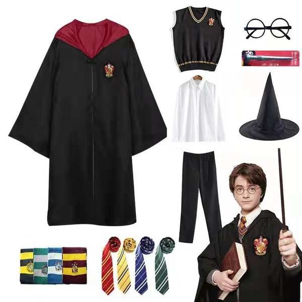 harry potter costume Harry Potter House robes, cosplay costumes, full ...