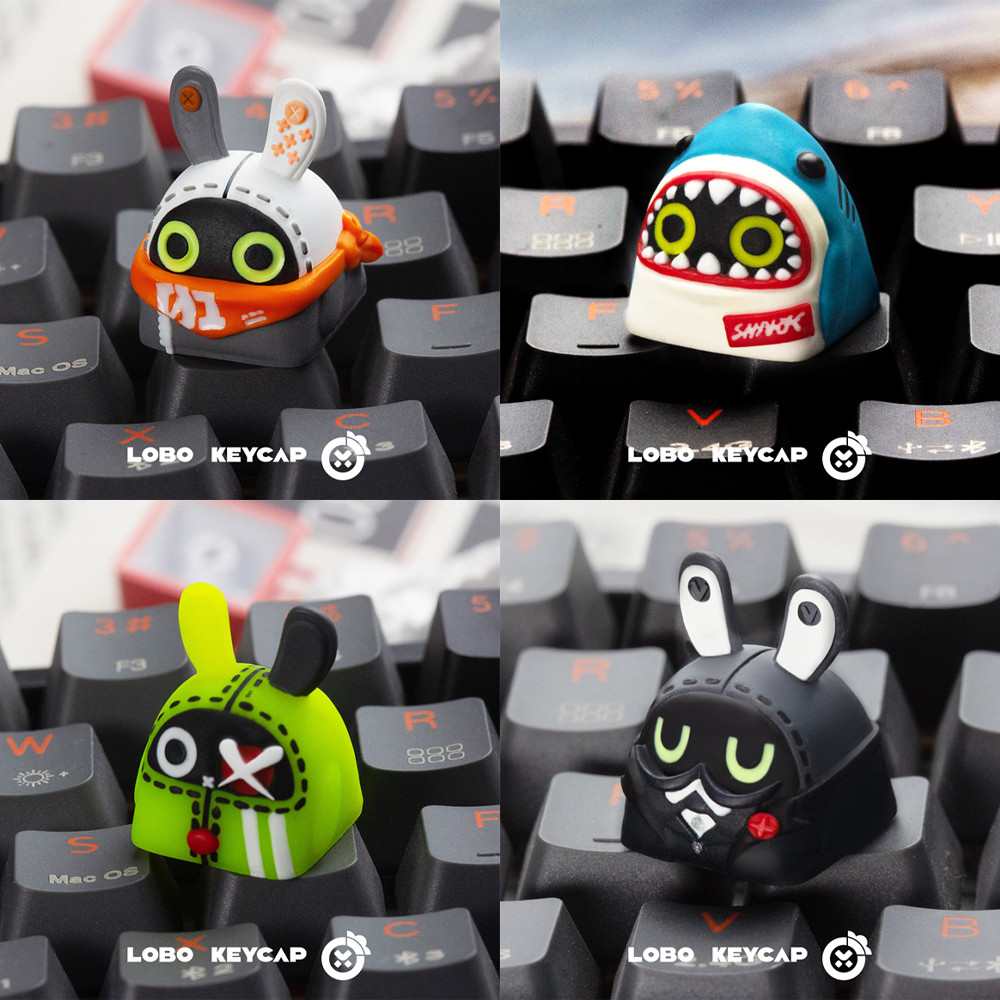 The Bangboo Keycap 3D Creative Cute Cartoon MX Switch Mechanical ...