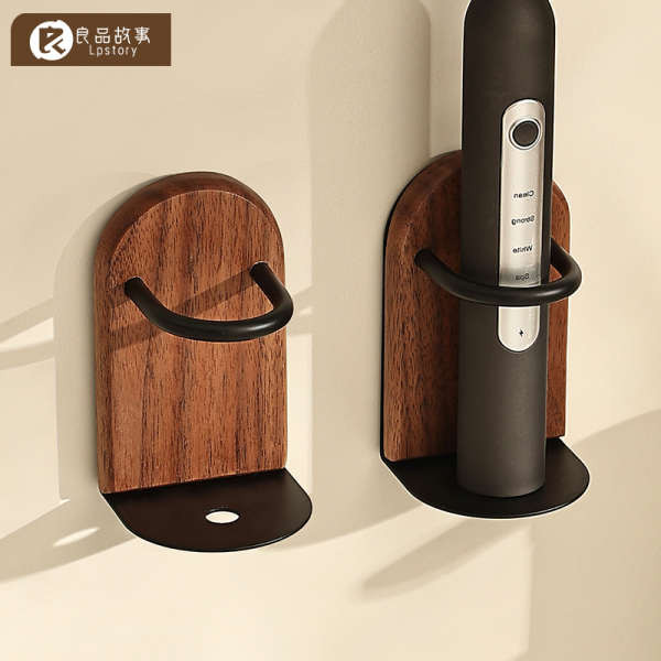 Good story: walnut electric toothbrush shelf, non-perforated wall-hung ...