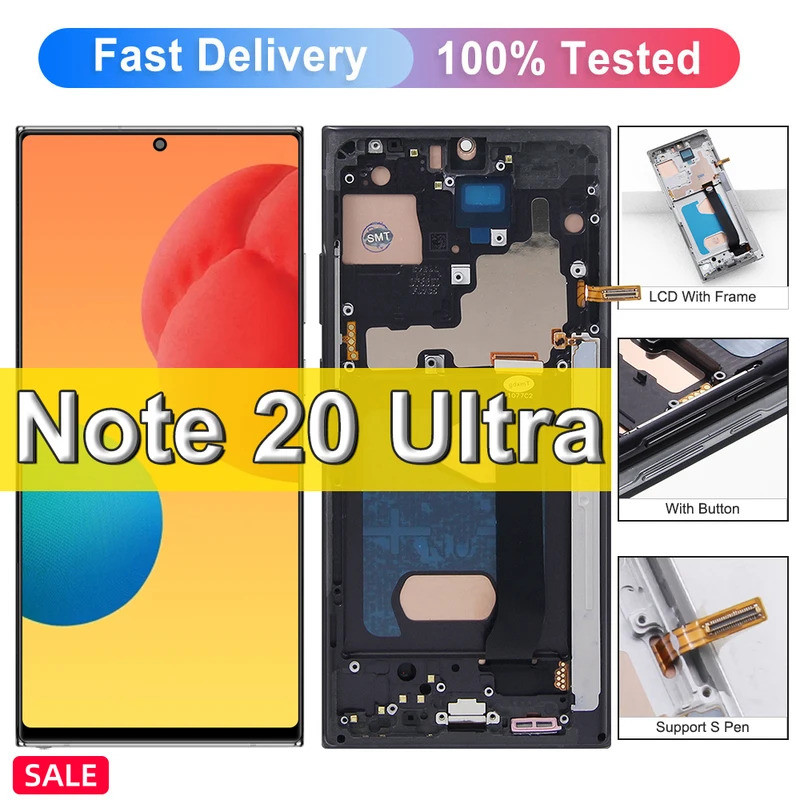 TFT For Samsung Note20 Ultra Screen 4G LCD Touch Screen Replacement ...
