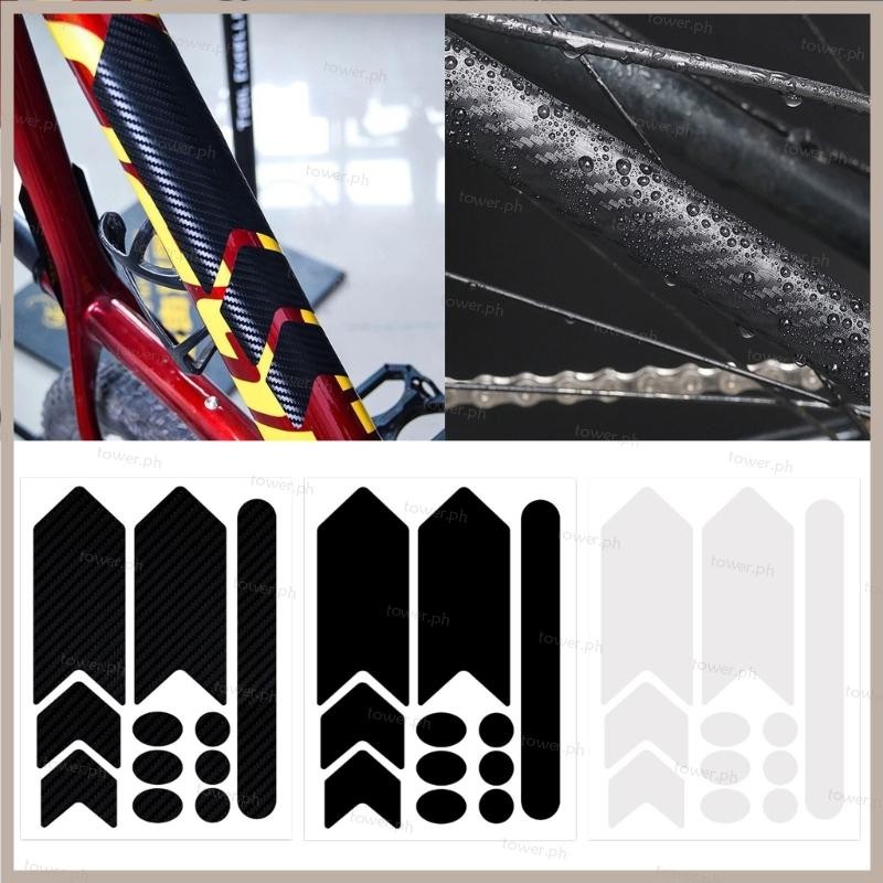 TO Mountain Bike Frame Guard MTB Bike Frame Protection Sticker for Road ...