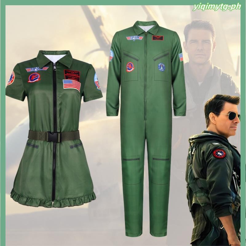 CODHalloween Costume For Adult Army Green American Military Pilot ...