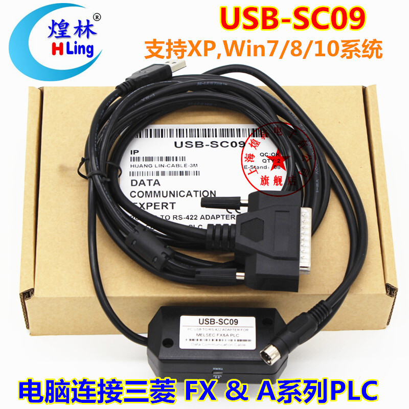 Usb-sc09 Suitable for Mitsubishi FX and A Programming Cable Data ...