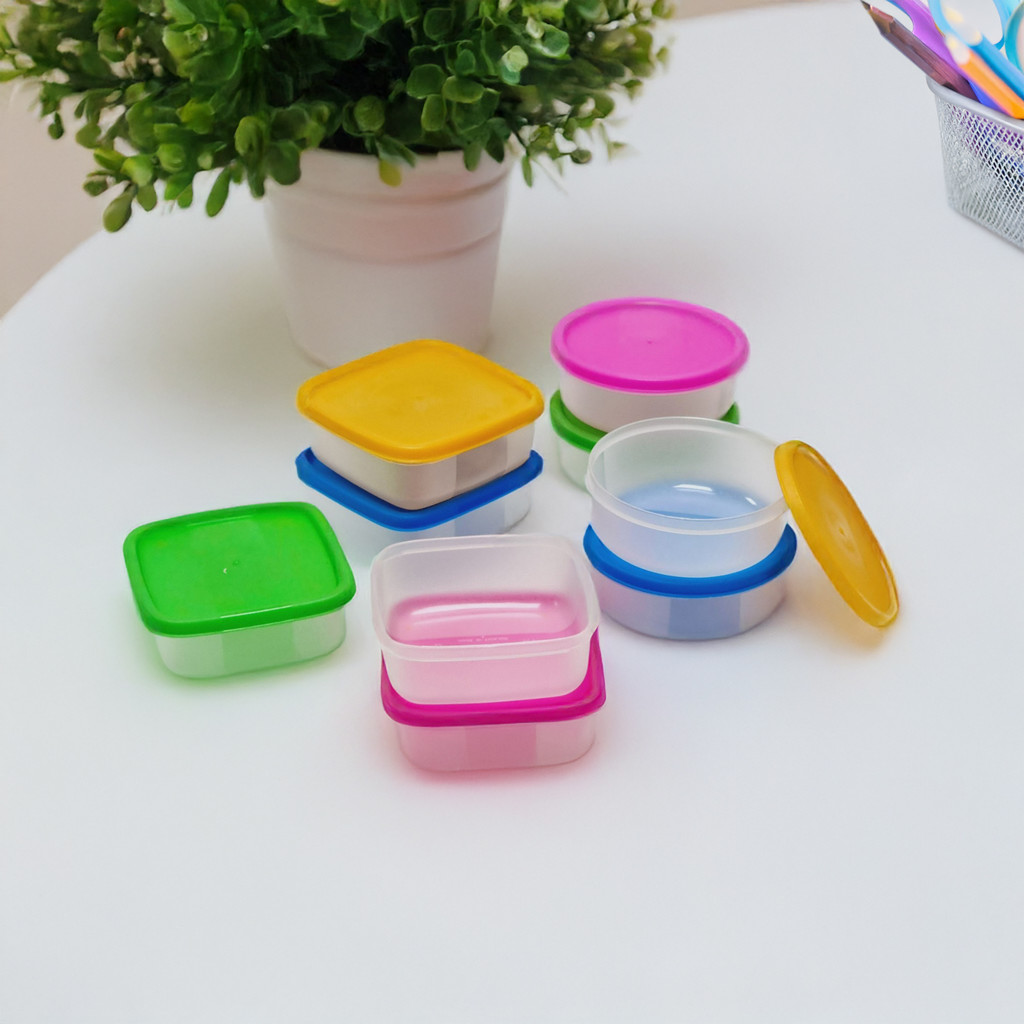 Round And Square Box 150-180 ml. Mini Multi-Purpose Storage BIG1 Brand ...
