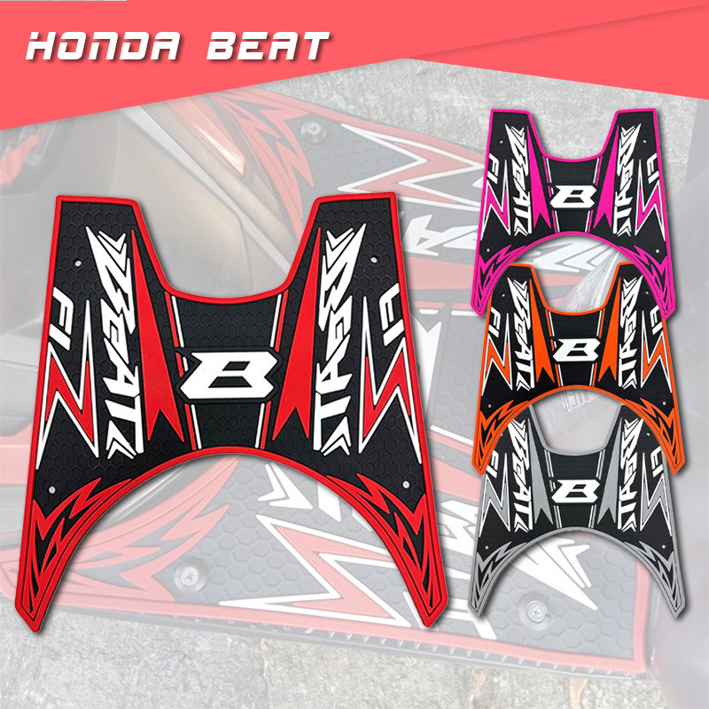 Honda Beat Fi V1/V2/Beat Street Rubber Matting with bolts | Shopee ...