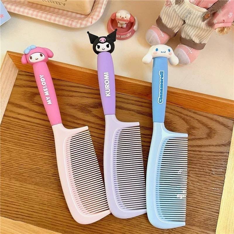 Hair Brush Kuromi My Melody Kawaii Combs Hello Kitty Cartoon Comb Hair ...