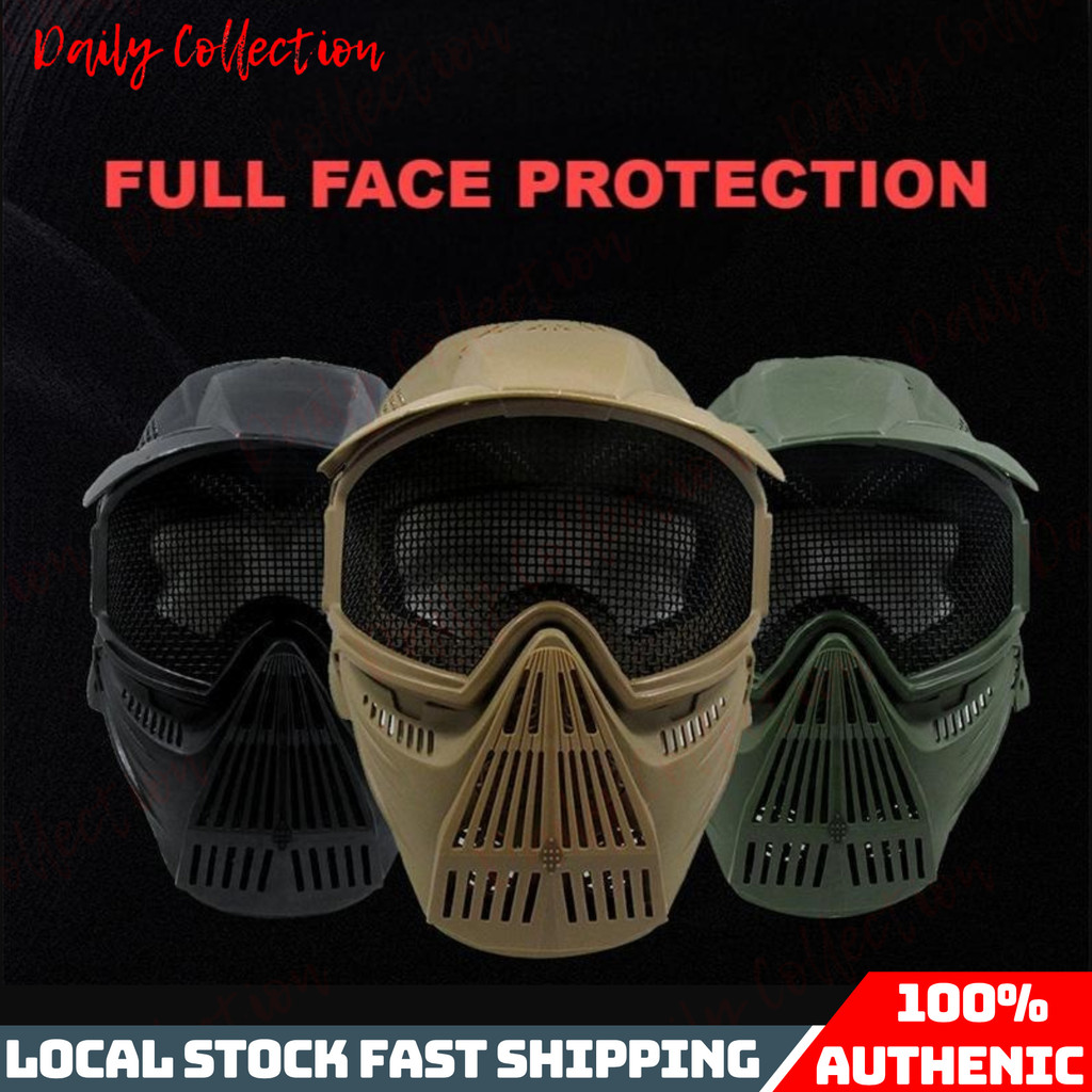 Outdoor Sports CS Transformers Mask Safety Metal Mesh Goggles ...