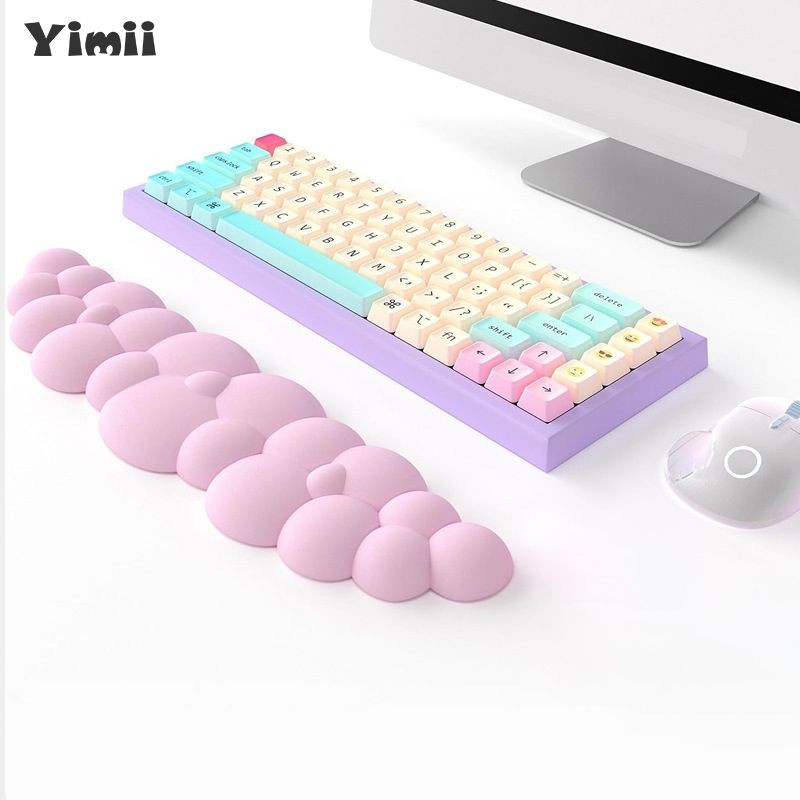 Cloud Keyboard Wrist Pad with Soft Leather Material Memory Foam ...