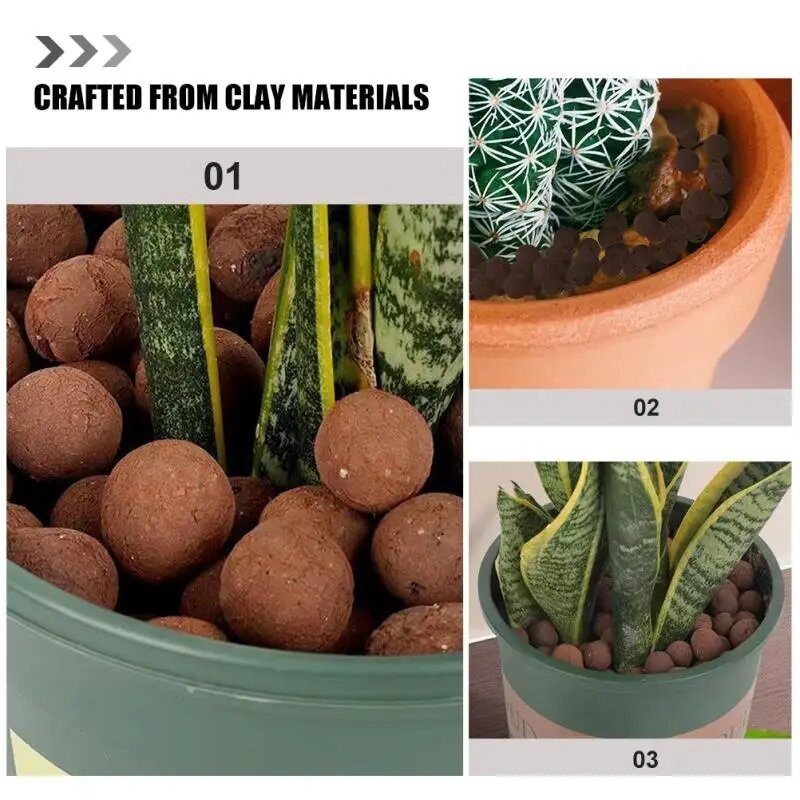 Hydroton hydroponic expanded clay leca balls pebbles 1000g | Shopee ...