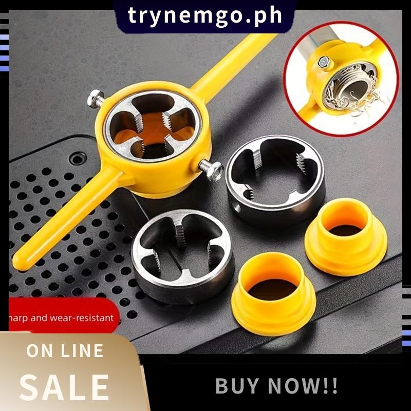 Available 6Pcs PVC Thread Maker Tool, Pipe Threader Plumbing Tool Kit ...