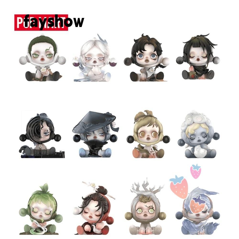 FAY Anime Cartoon Figures Model, POP MART SKULLPANDA Bubble Mart Box ...
