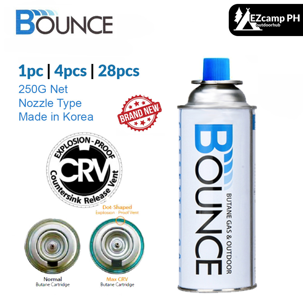 Brand New BOUNCE Butane Gas 1pc 4pcs Pack 28pcs Box LG-250 Cassette ...