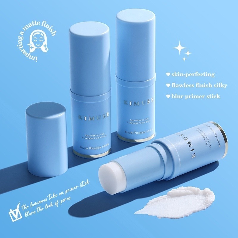 KIMUSE Poreless Face Blur Primer Stick Minimizes Pores Flawless Finish ...