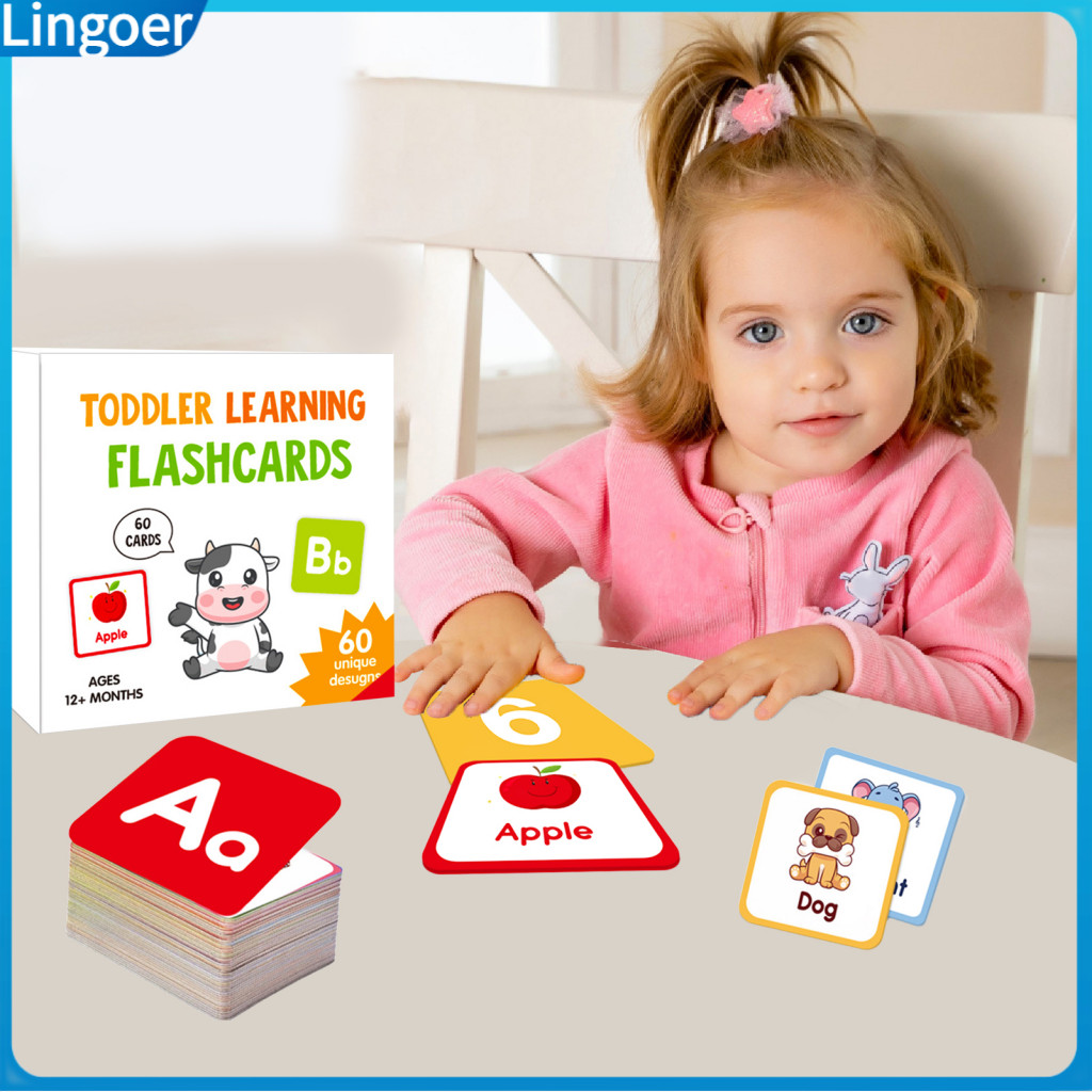 Lingoer| Alphabet Flashcards Fun and Educational Kids Flash Cards Set ...