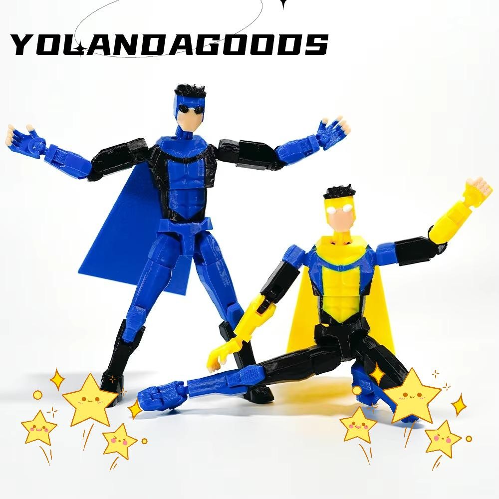 YOLA Superheroes Invincible 2.0 Figures, Printed Invincible Boy Toy ...