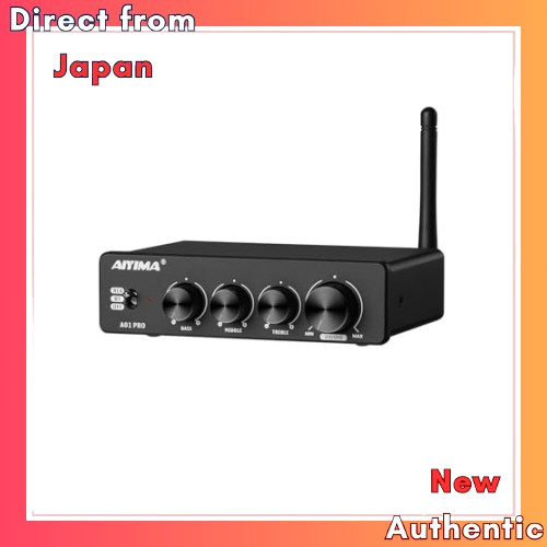 AIYIMA A01 Pro 100W x 2 Amplifier Bluetooth 5.1 Class D Integrated Amplifier TPA3116 2.0/2.1 ...