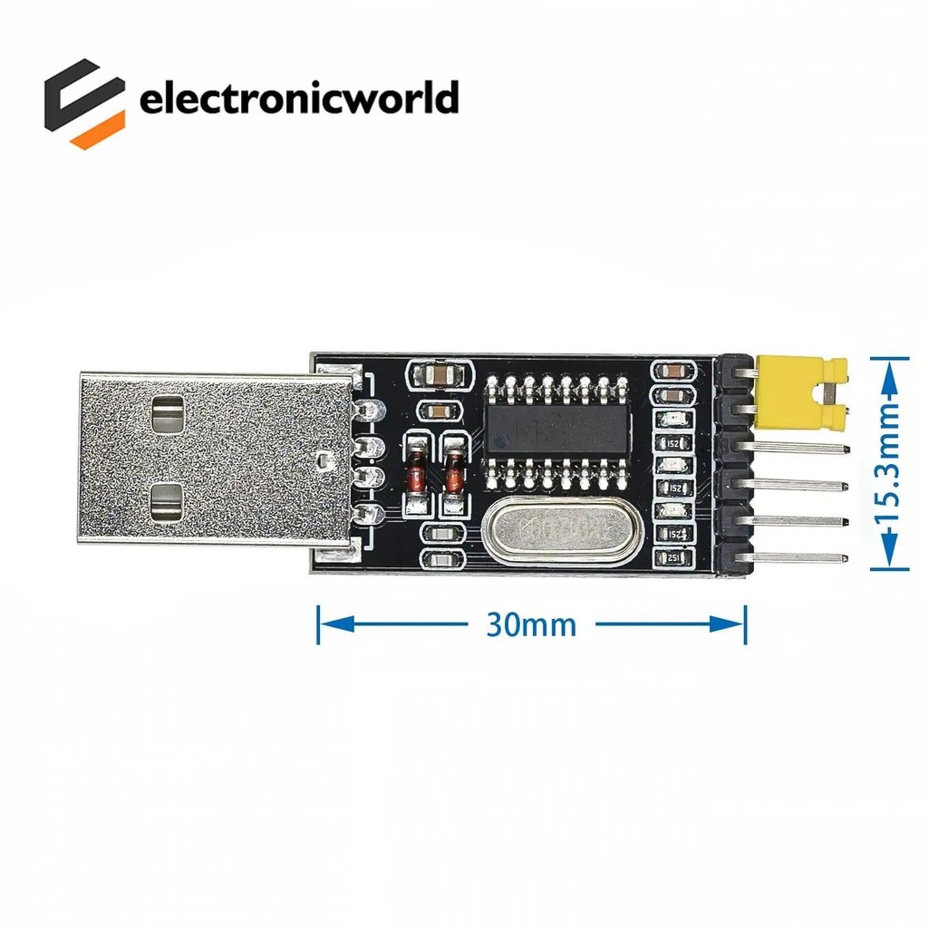 USB to TTL converter UART module CH340G CH340 3.3V 5V switch 1pcs H43 | Shopee Philippines
