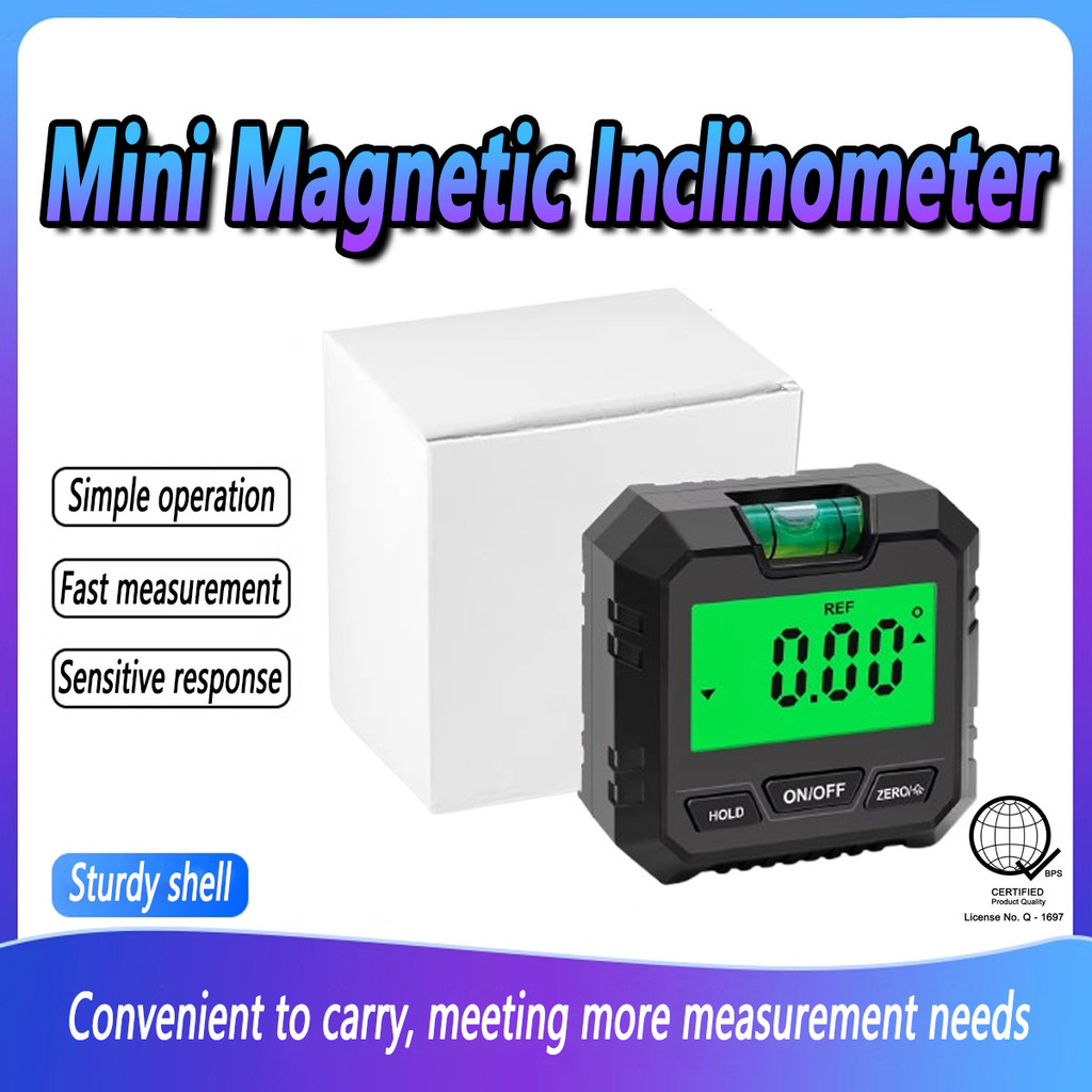 Digital Goniometer Mini Magnetic Inclinometer Measuring Inclined Angle ...