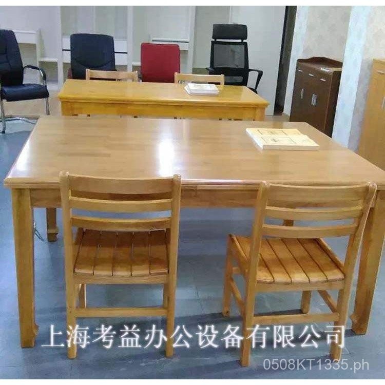 Reading Desk Library Wooden Steel Frame Solid Wood Reading Table ...