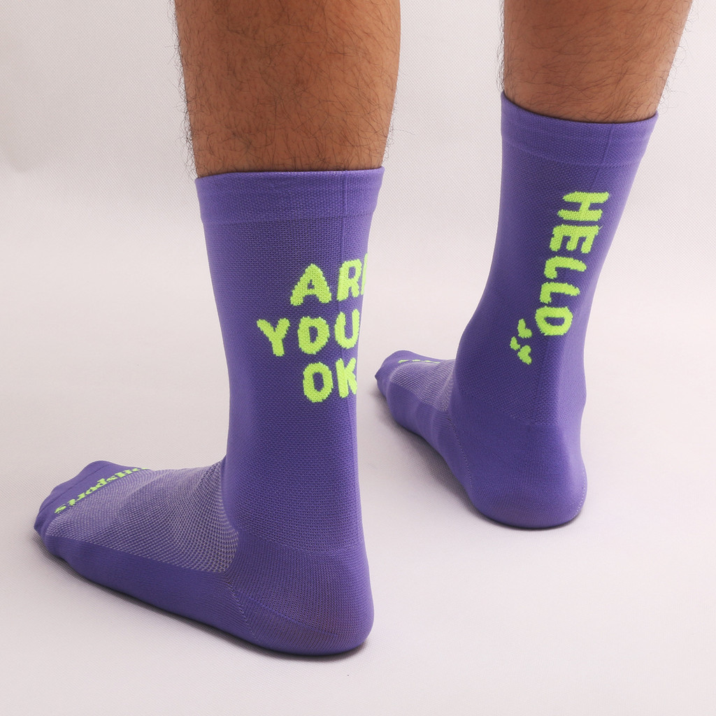 (READY STOCK) Trendy men cycling socks Compression Medyas Bicycle ...