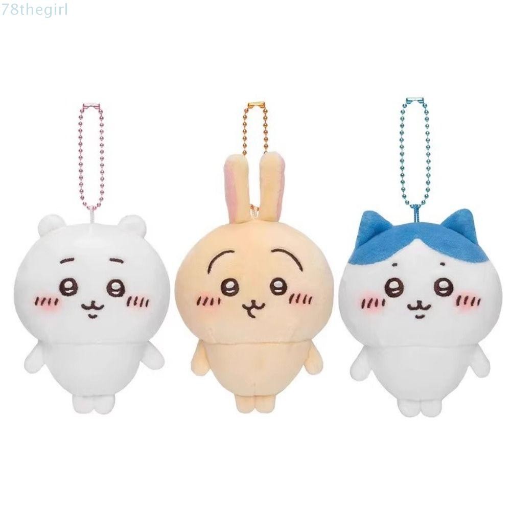 THEGIRL Chiikawa Plush Keychain, Hachiware Lovely Chiikawa Doll Pendant ...