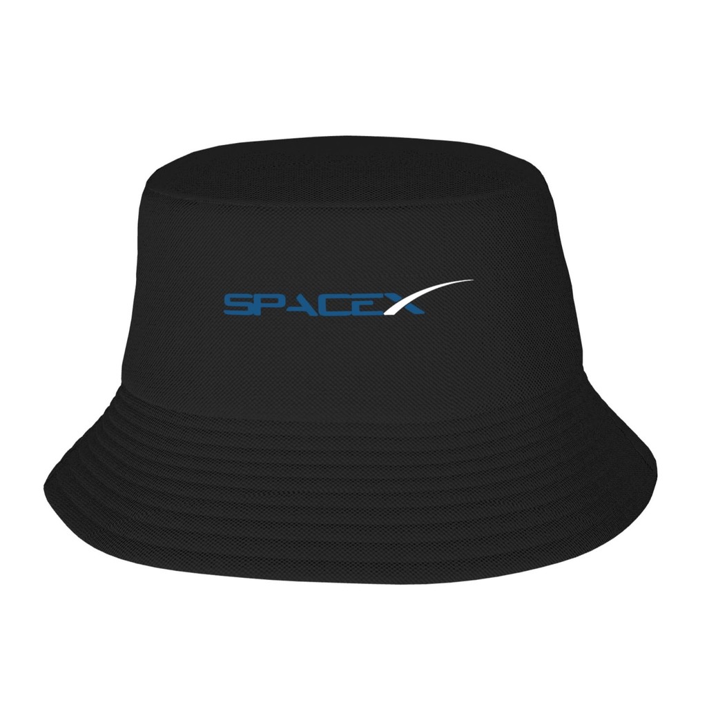 Spacex Space X Elon Musk Fan Space Agency Logo Custom Design Bucket Hat ...