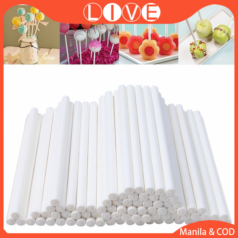 100pcs 10/15cm Cake Stick, Lollipop Sticks, Candy Sticks, Cake Pop ...