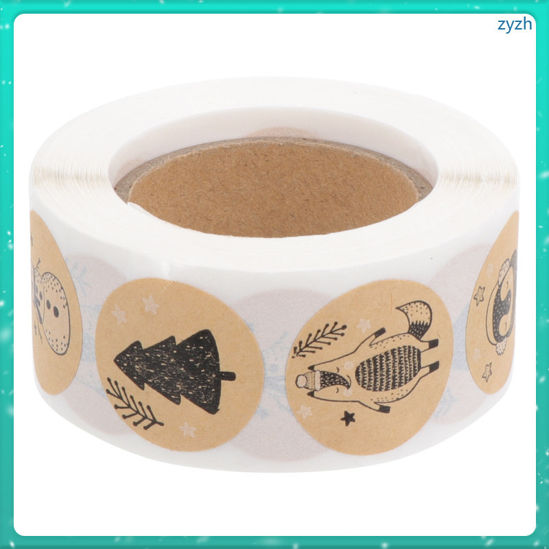 Candy Stickers Christmas Gifts Sealing Label for Animal Stocking ...