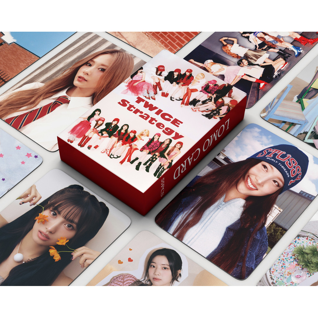 KPOP 55pcs/box TWICE Photocards Strategy KPOP LOMO Card Collection Card ...