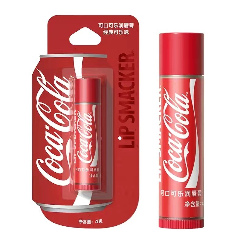 Lip Smacker Coca-Cola Co-Branded Lip Balm Cola Sprite Moisturizing ...