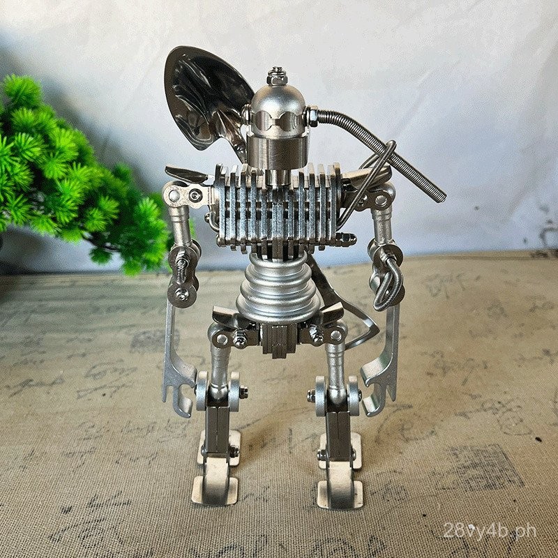 Metal Robot Model Crafts Handmade Stainless Steel Hands and Feet Can ...