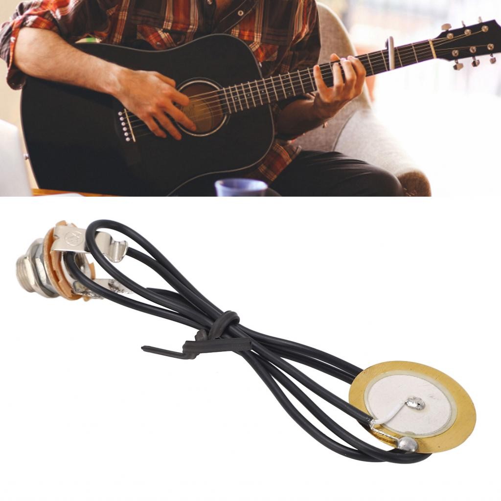 Guitar Pickup Piezo Transducer Acoustic Pre Wired Amplifier ...