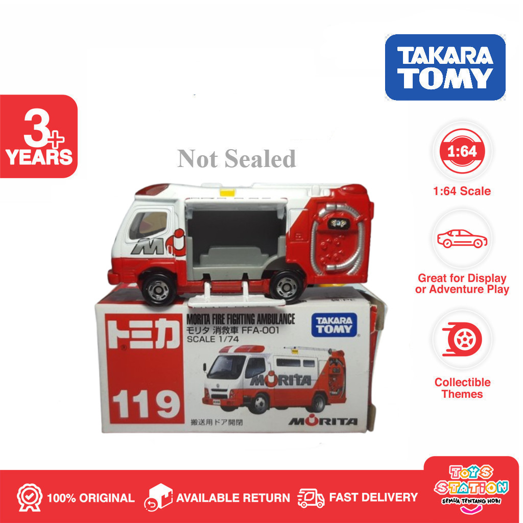 Tomica 119 1/74 Morita Fire Fighting Ambulance - Toyzstatioon | Shopee Philippines