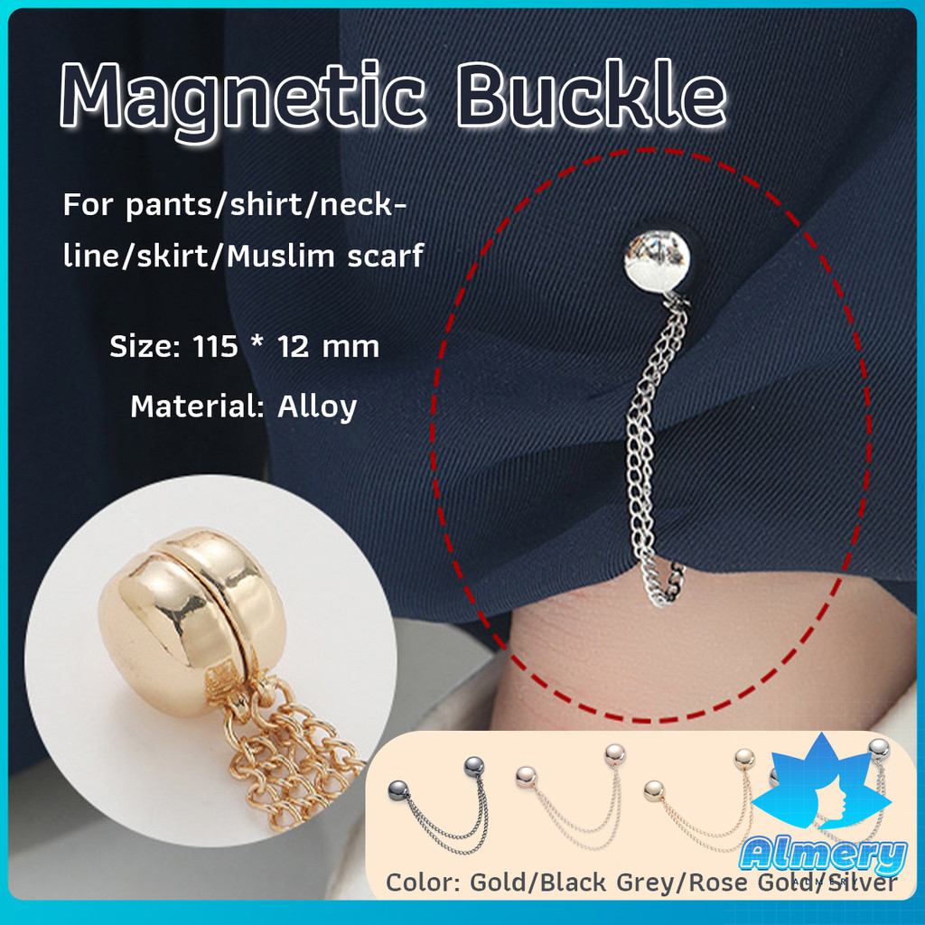 AY Shirt Magnetic Button Magnet Brooch Adjustable Trouser Legs Clothes ...