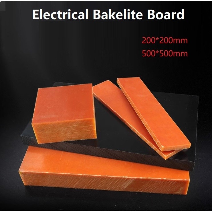 Orange/Black Electrical Bakelite Board Insulated Plate 200*200mm 500 ...