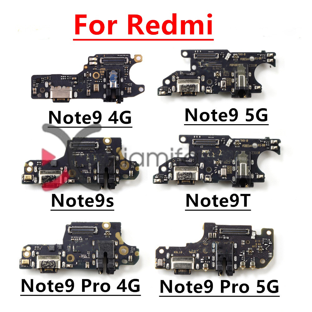 USB Charging Board For Xiaomi Redmi Note 9 9S 9 Pro 4G 5G Charger Port ...