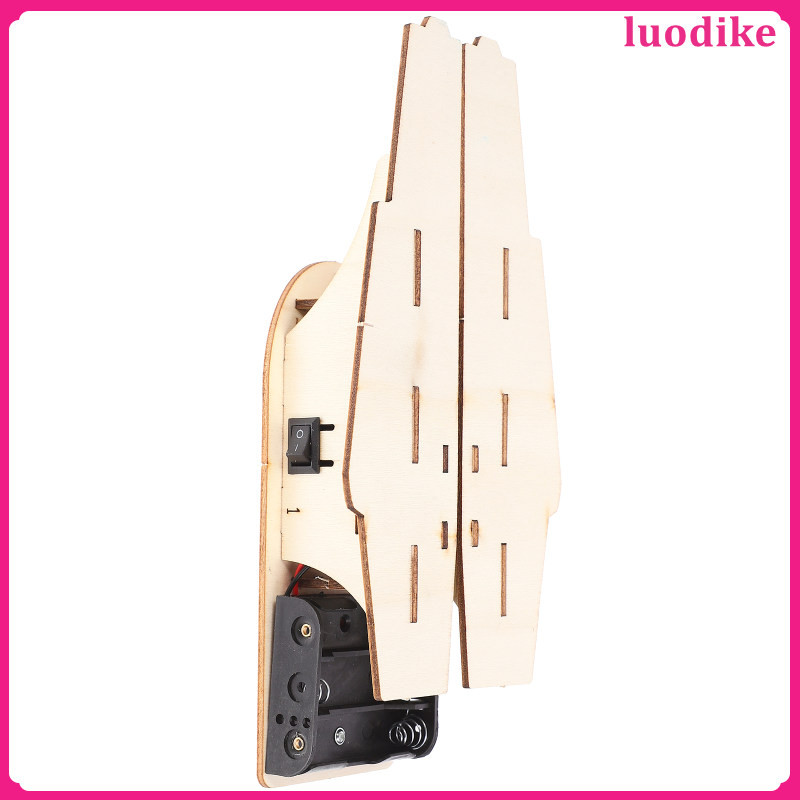 luodike Wood Plane Launcher Toy Stem Toys Rocket Paper Airplane Glider ...