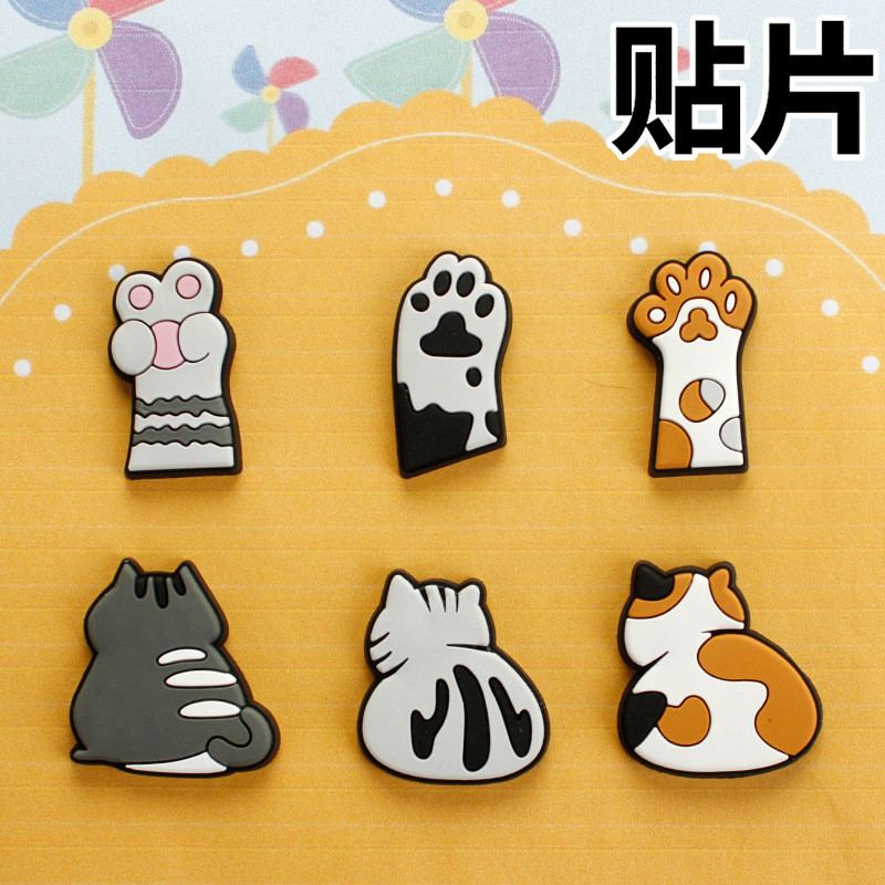 Cute Kitty Crocks Jibbits DIY Jewelry Shoe Charms Ginger Cat croc Pink ...