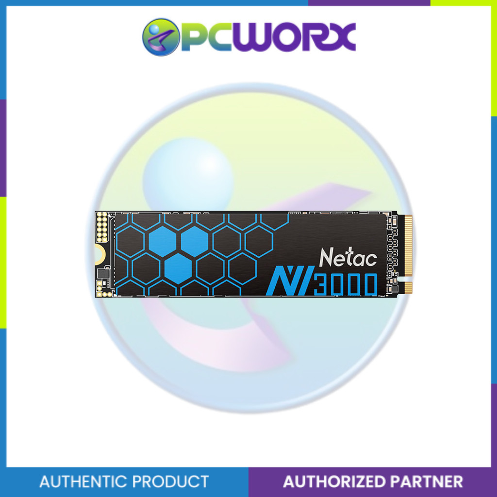 NETAC NV3000 M.2 2280 NVME 3X4 3100/2100mbs w/heatsink | 250GB 500GB ...