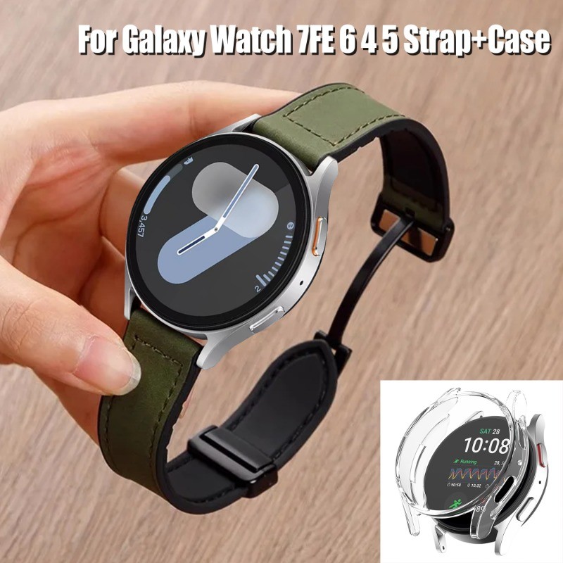 Bands+Case For Samsung Galaxy Watch FE 7 6 4 5 40mm 44mm TPU Full ...