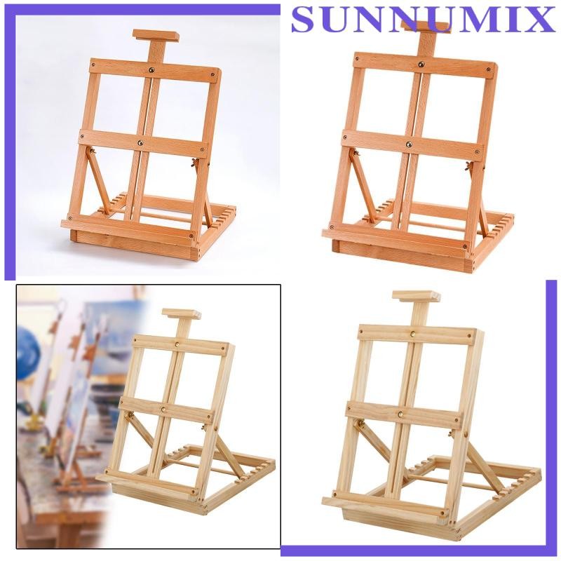 [Sunnimix] Tabletop Easel Stand Painting Display Easel Sturdy Portable ...