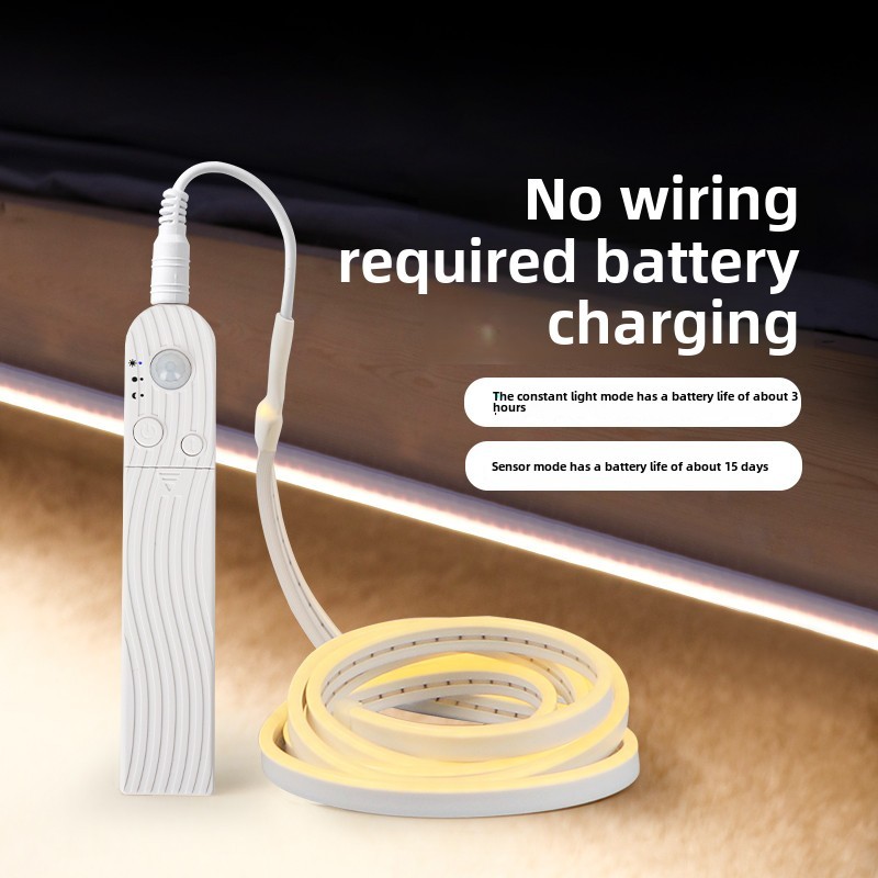 Wiring Free Induction Light with Charging led Light Bar Human Body ...