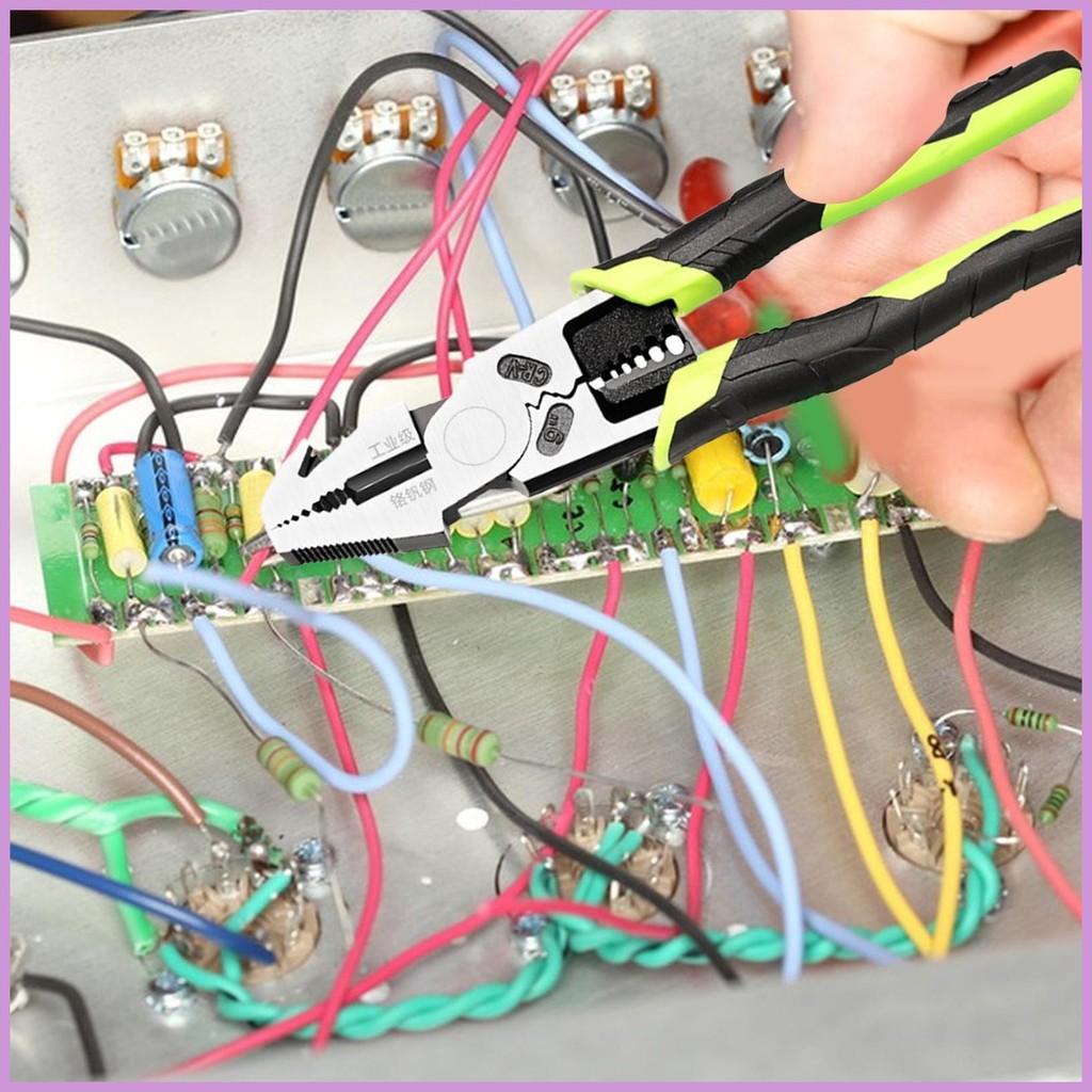 Multipurpose Wire Stripper 9 inch Wire Splicer Cable Stripper Precise ...