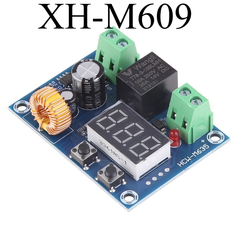 XH-M609 LED Digital Battery Low Voltage Disconnect Module Over Charge ...