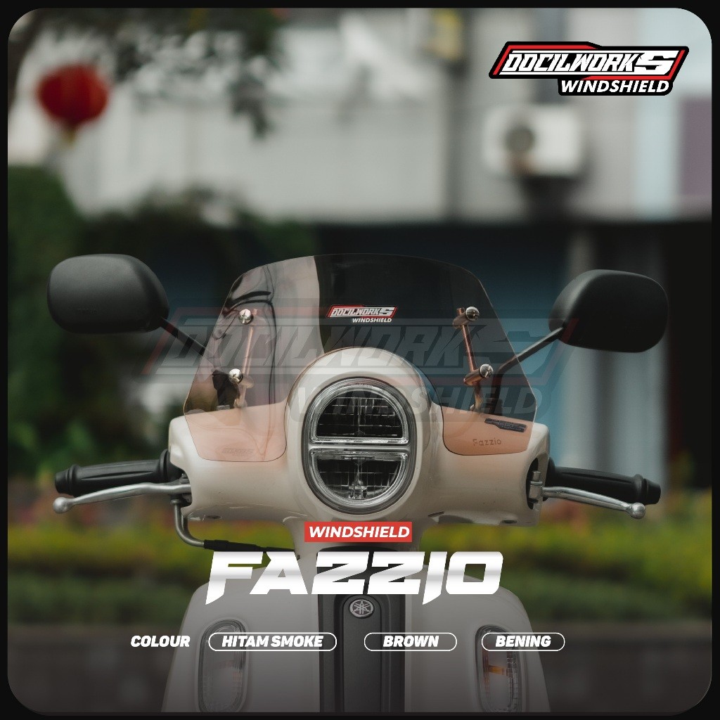 Docilworks - Visor Windshield Shield FAZZIO 125 DV Shop | Shopee ...