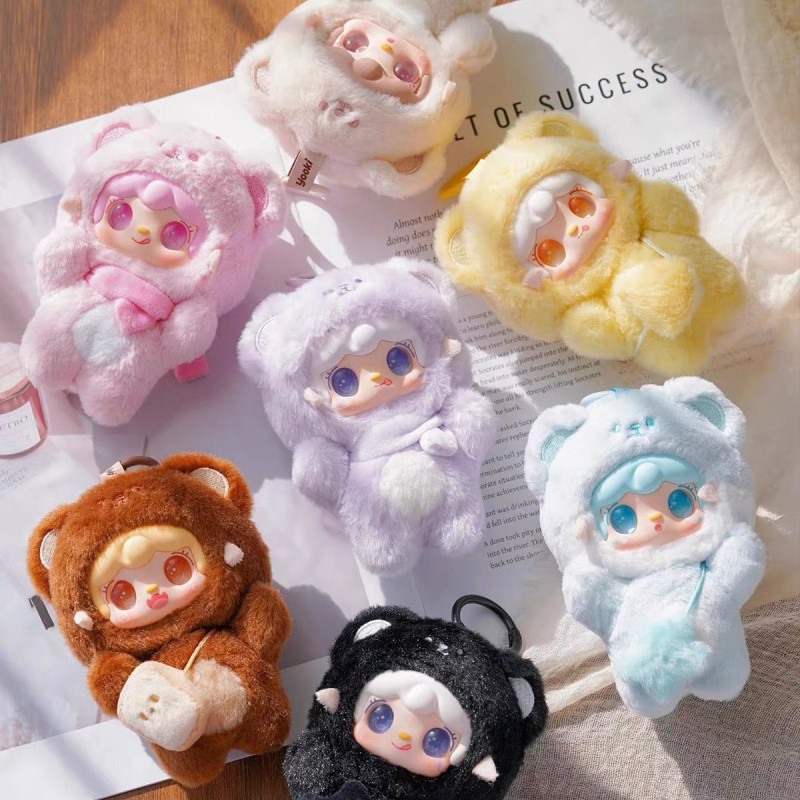 Authentic Yooki V4 Oxygen Bear Plush Blind Box - Kawaii Vinyl Keychain ...