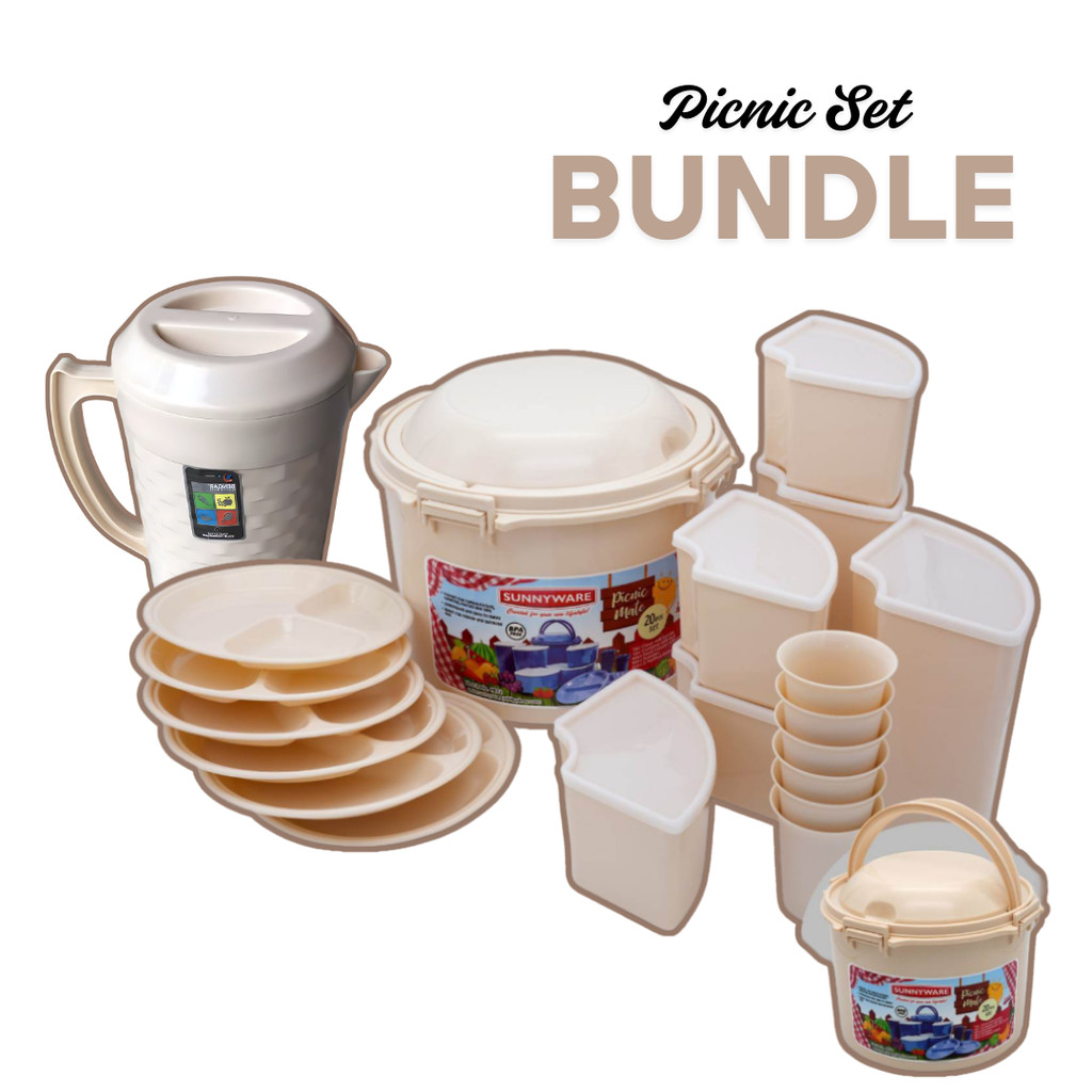 It’s Shop Time Sunnyware 20 IN 1 New Picnic Set Mate 20pcs with Pitcher ...