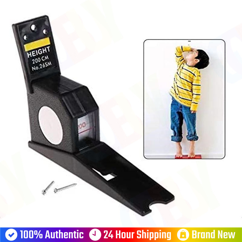 Body Height Rod Wall Mounted Height Meter Roll Ruler Growth Stature ...